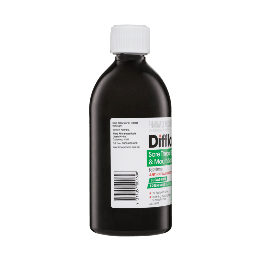 Difflam Sore Throat Gargle & Mouth Solution - Difflam