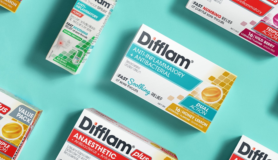 Difflam - Sore Throat Lozenges, Gargles & Solutions