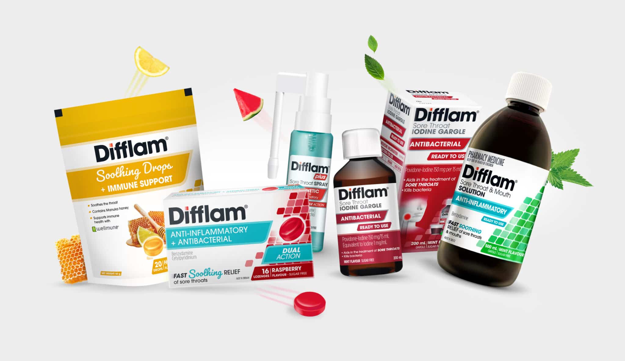 Difflam - Sore Throat Lozenges, Gargles & Solutions